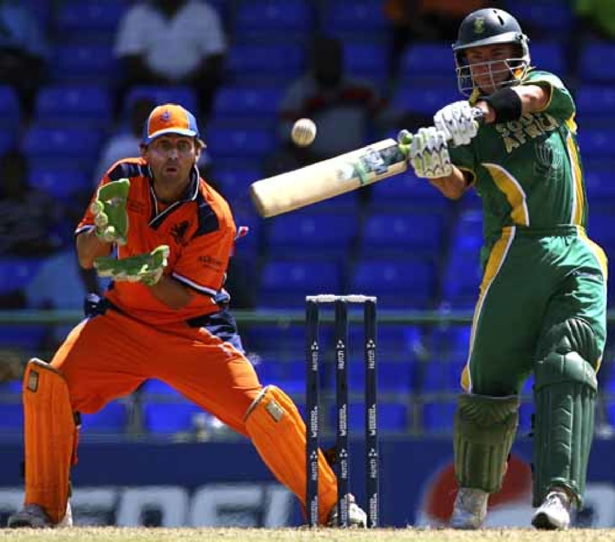 Herschelle Gibbs plundered a record six sixes off Dan van Bunge ...