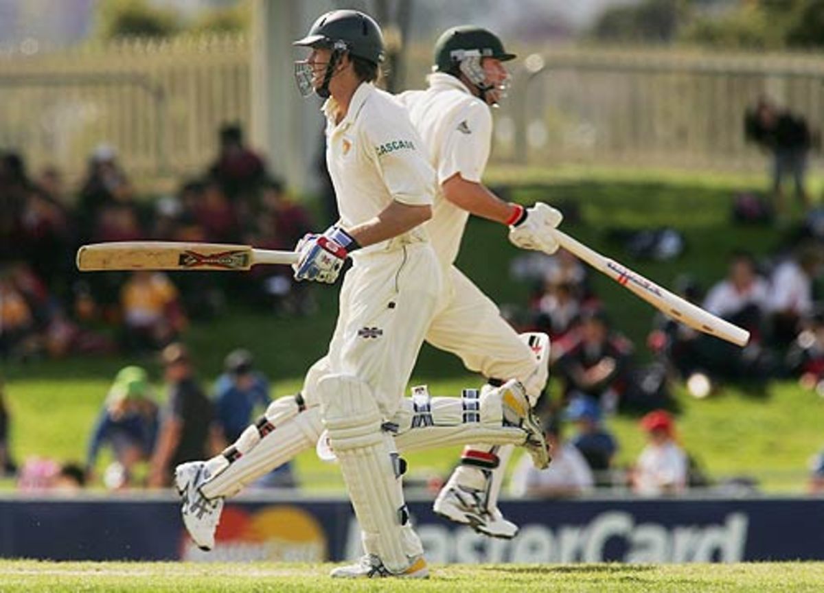 Luke Butterworth and Adam Griffith take a run | ESPNcricinfo.com