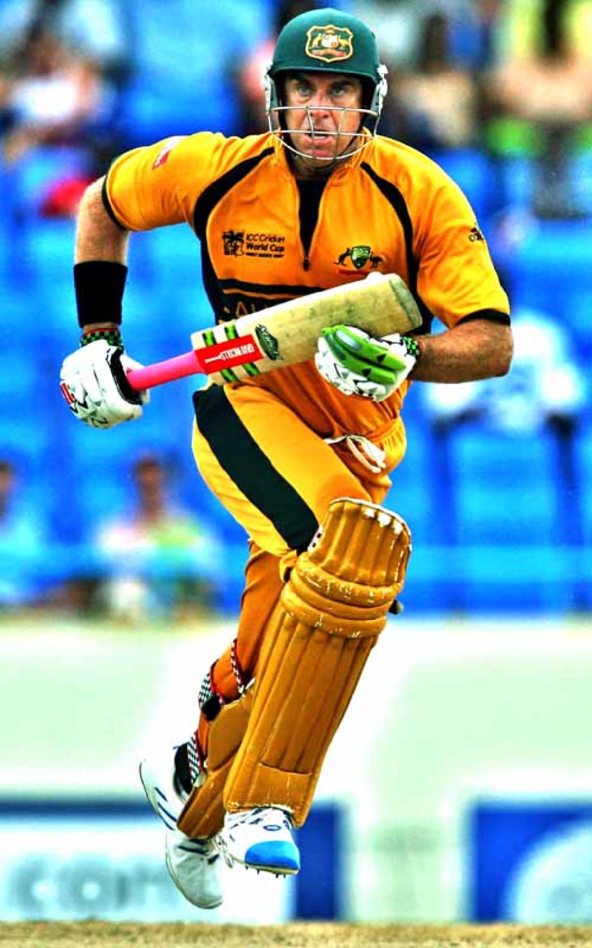 Matthew Hayden takes off for a run during his century | ESPNcricinfo.com