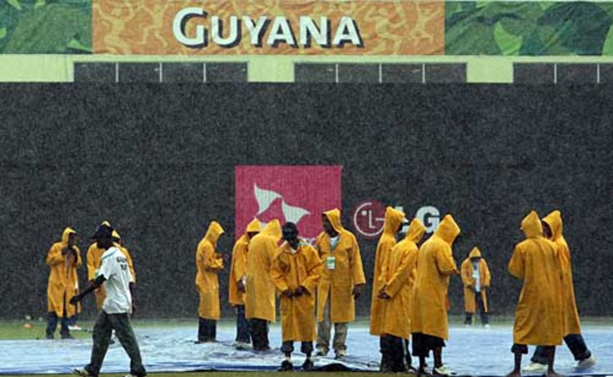 Rain delayed the start in Guyana | ESPNcricinfo.com