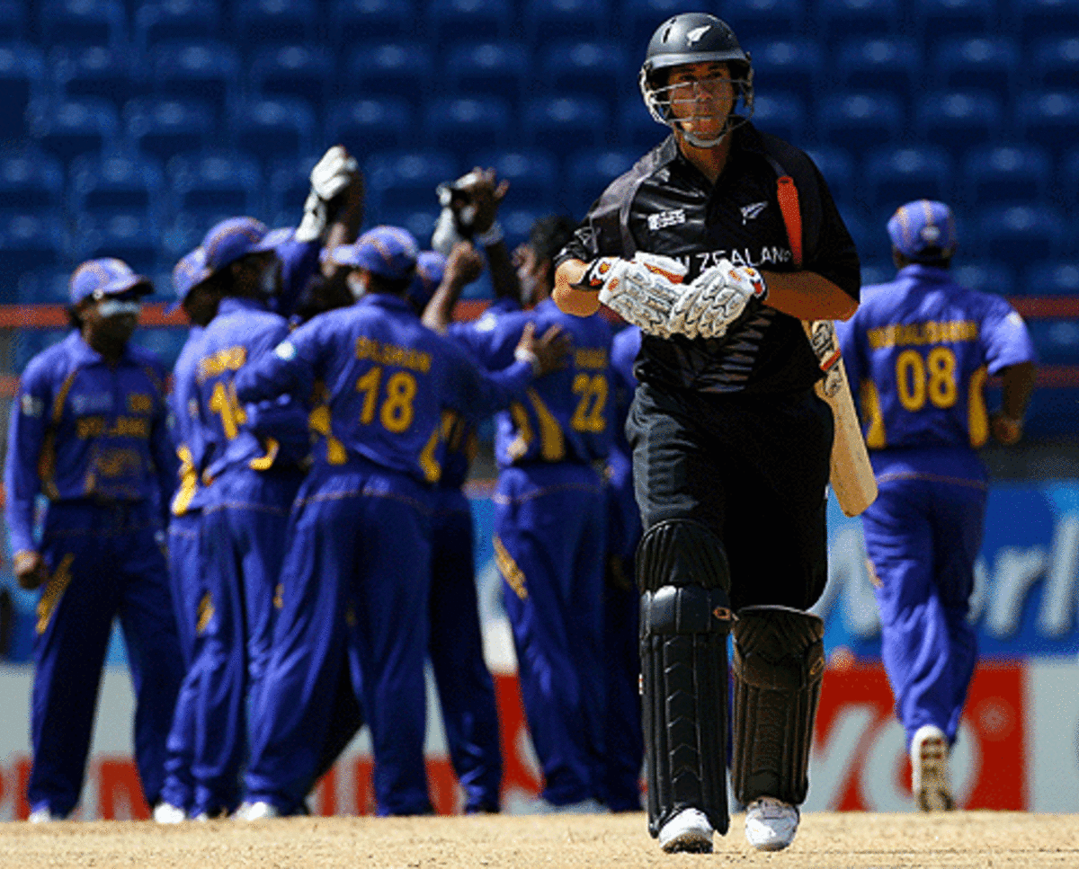 A disappointing comeback game for Ross Taylor, out for a duck ...