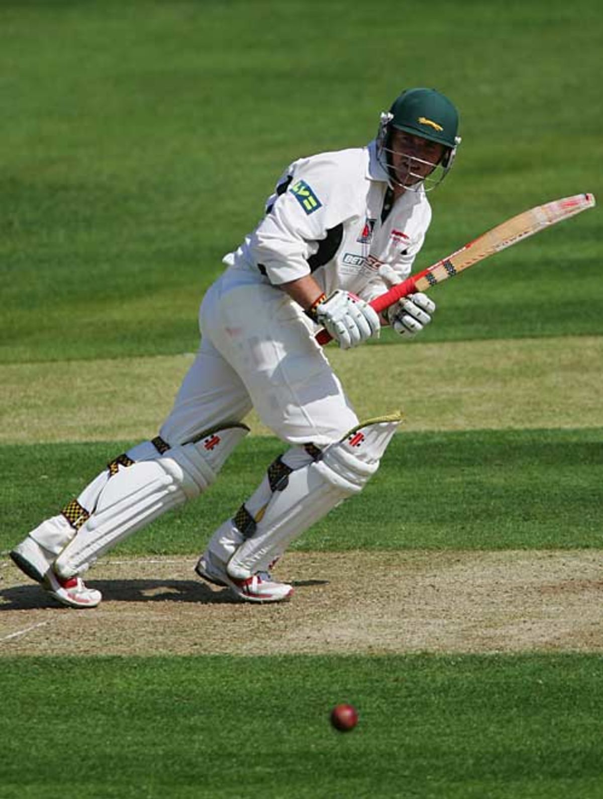 Darren Robinson pulls during Leicestershire's century opening stand ...