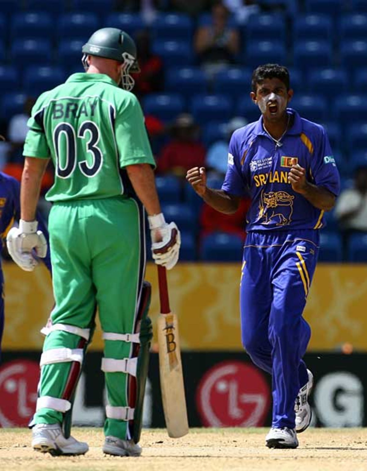 Jeremy Bray was the first Irish wicket to fall | ESPNcricinfo.com