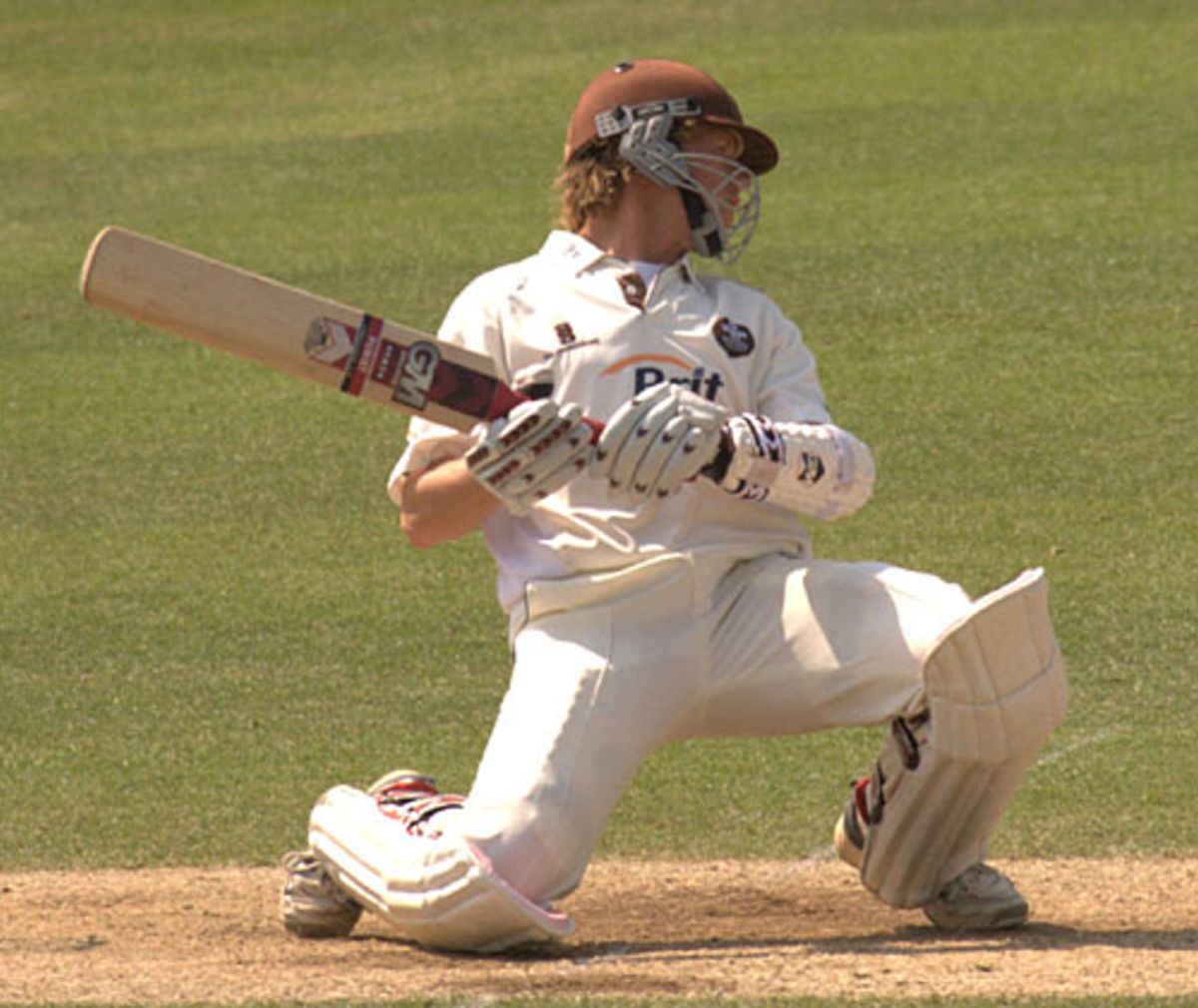 Jonathan Batty ducks under a bouncer | ESPNcricinfo.com