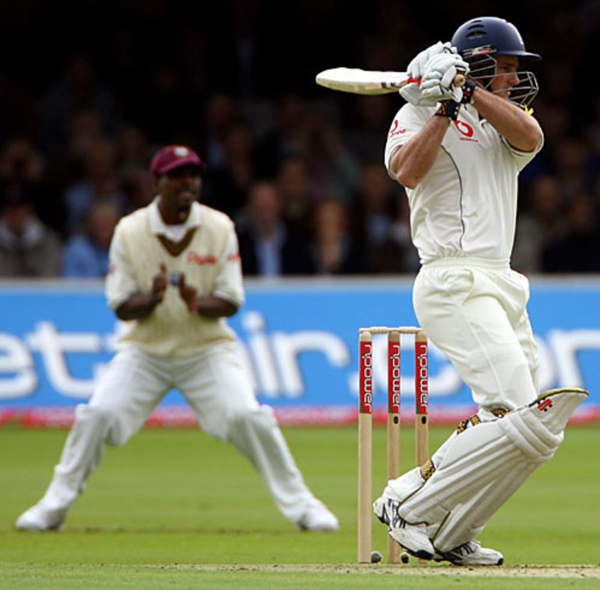 Andrew Strauss cracks one square off the back foot | ESPNcricinfo.com