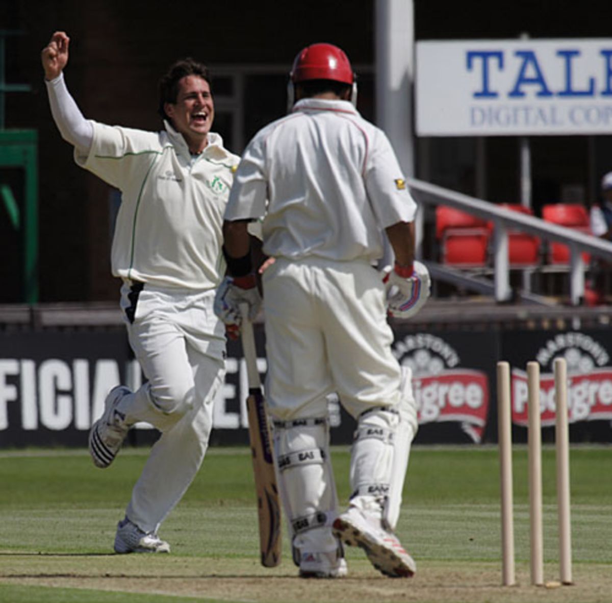 Thinus Fourie celebrates bowling Ashif Mulla | ESPNcricinfo.com