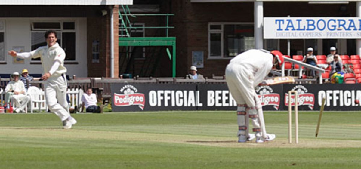 Thinus Fourie removes Sandeep Jyoti's off stump | ESPNcricinfo.com