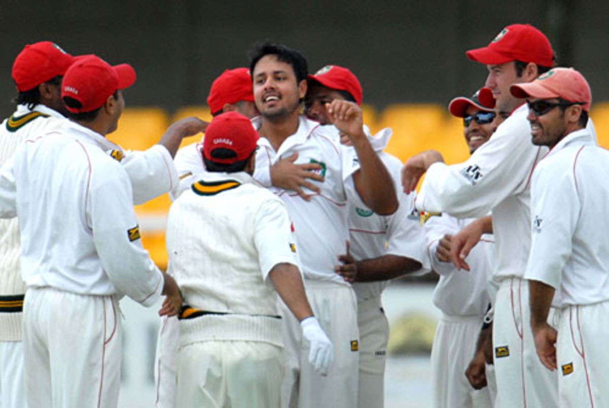 Umar Bhatti celebrates his hat-trick | ESPNcricinfo.com