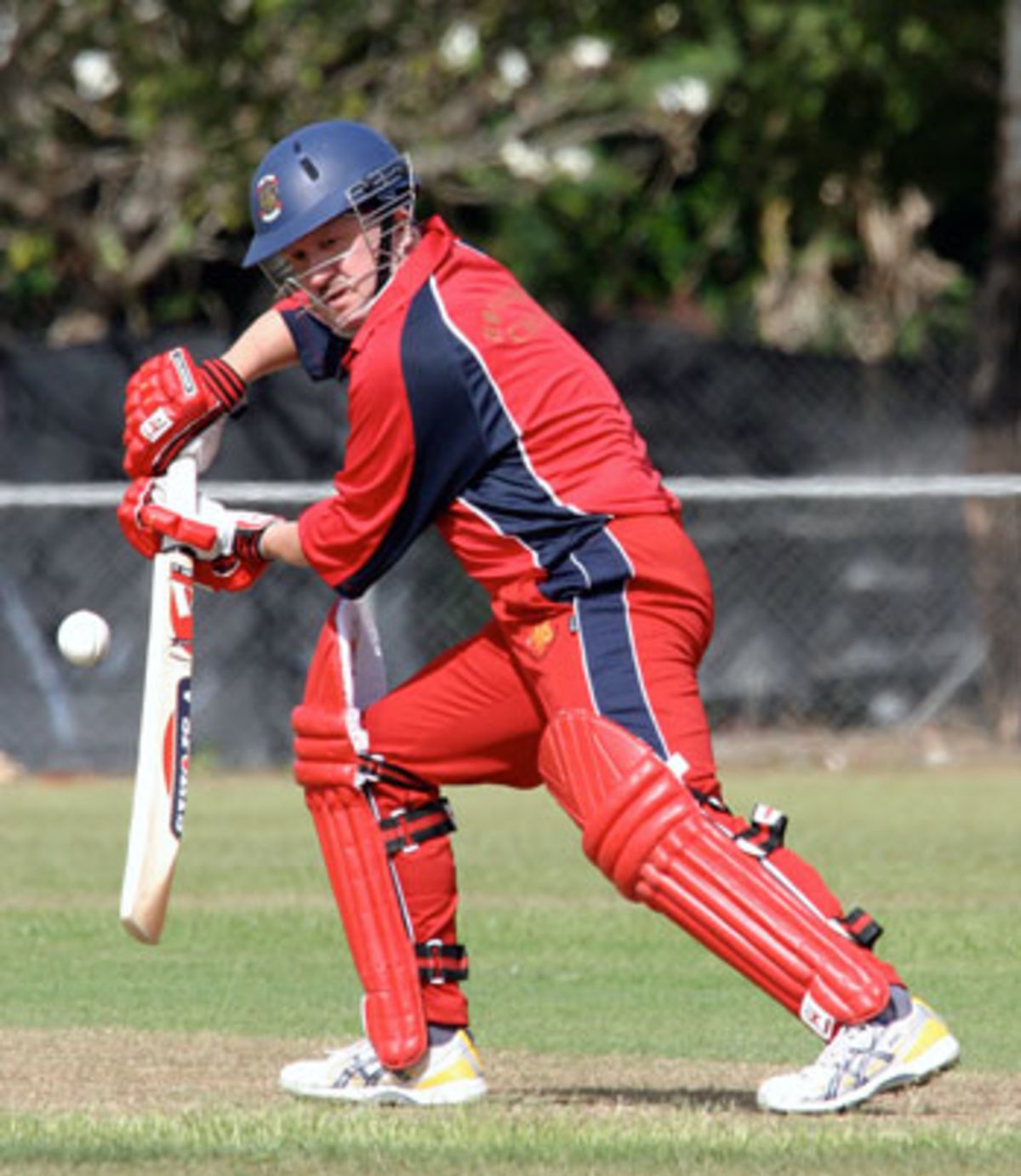 Mark Eames batting for Hong Kong against Cayman Islands, WCL Division ...