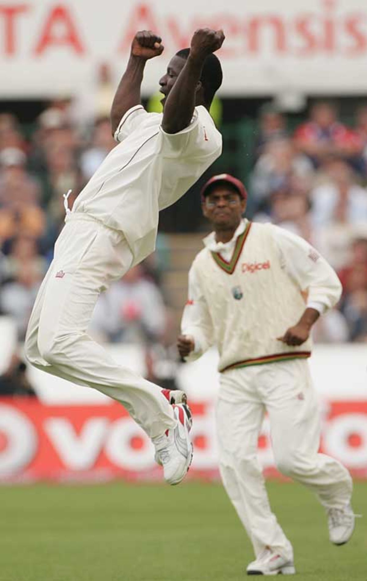 Corey Collymore receives congratulations from Runako Morton after ...