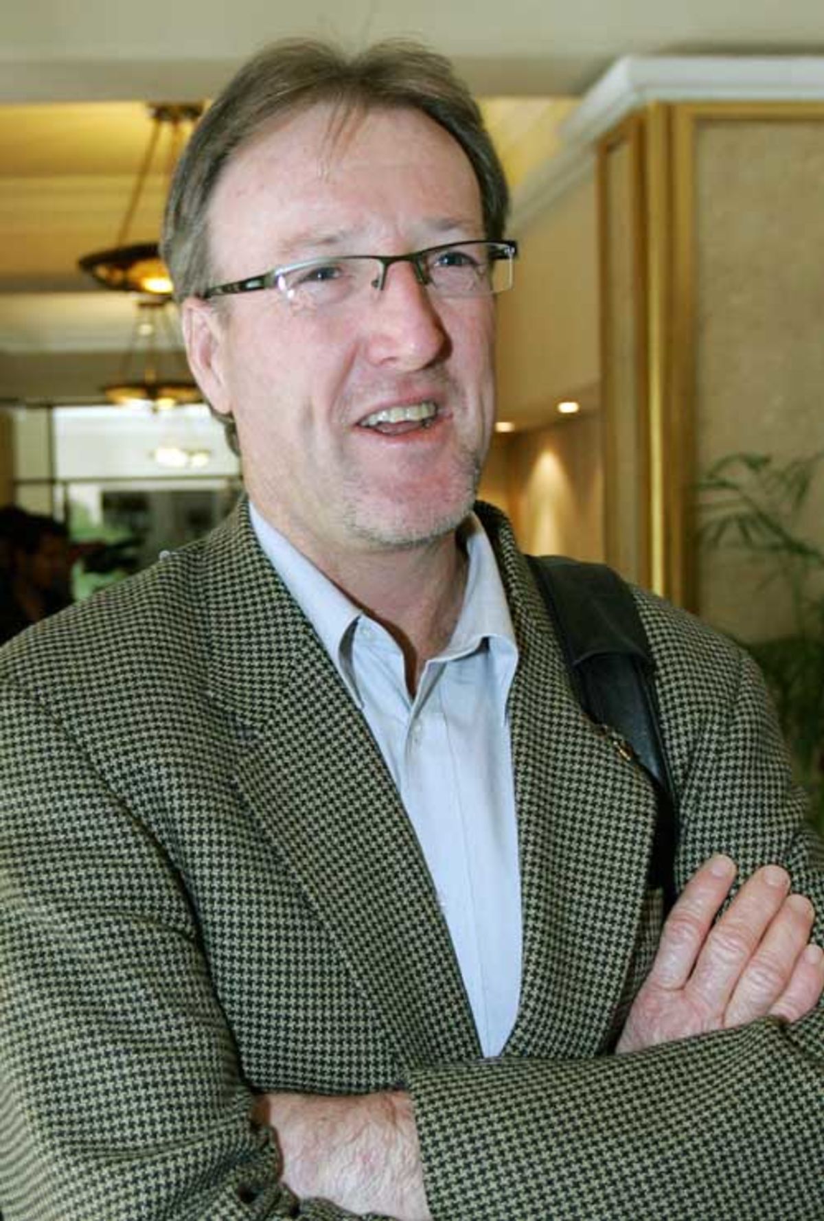 Geoff Lawson after his interview for the role of Pakistan coach ...