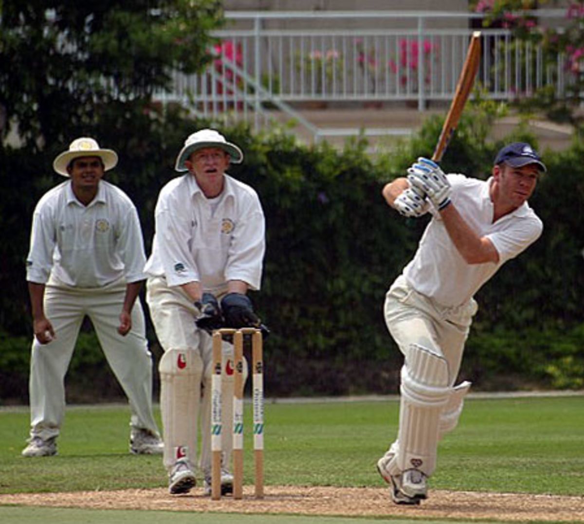 Action from the KCC Centenary Interport between Kowloon Cricket Club ...