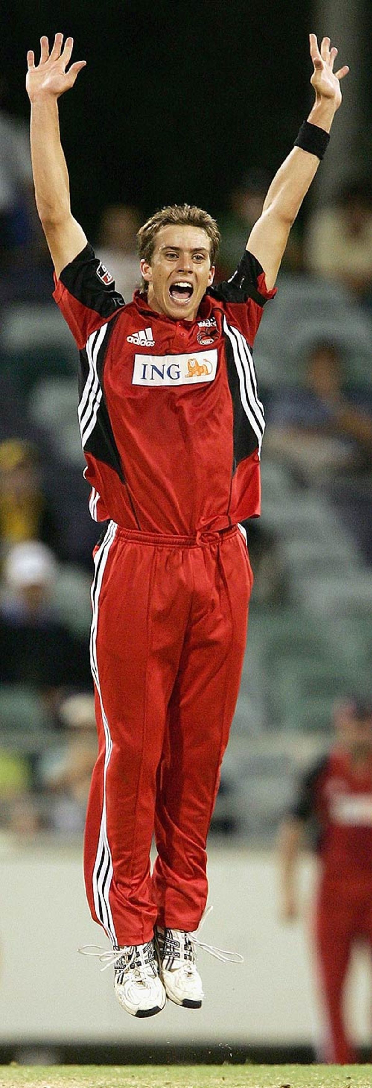 Cullen Bailey celebrates a wicket | ESPNcricinfo.com