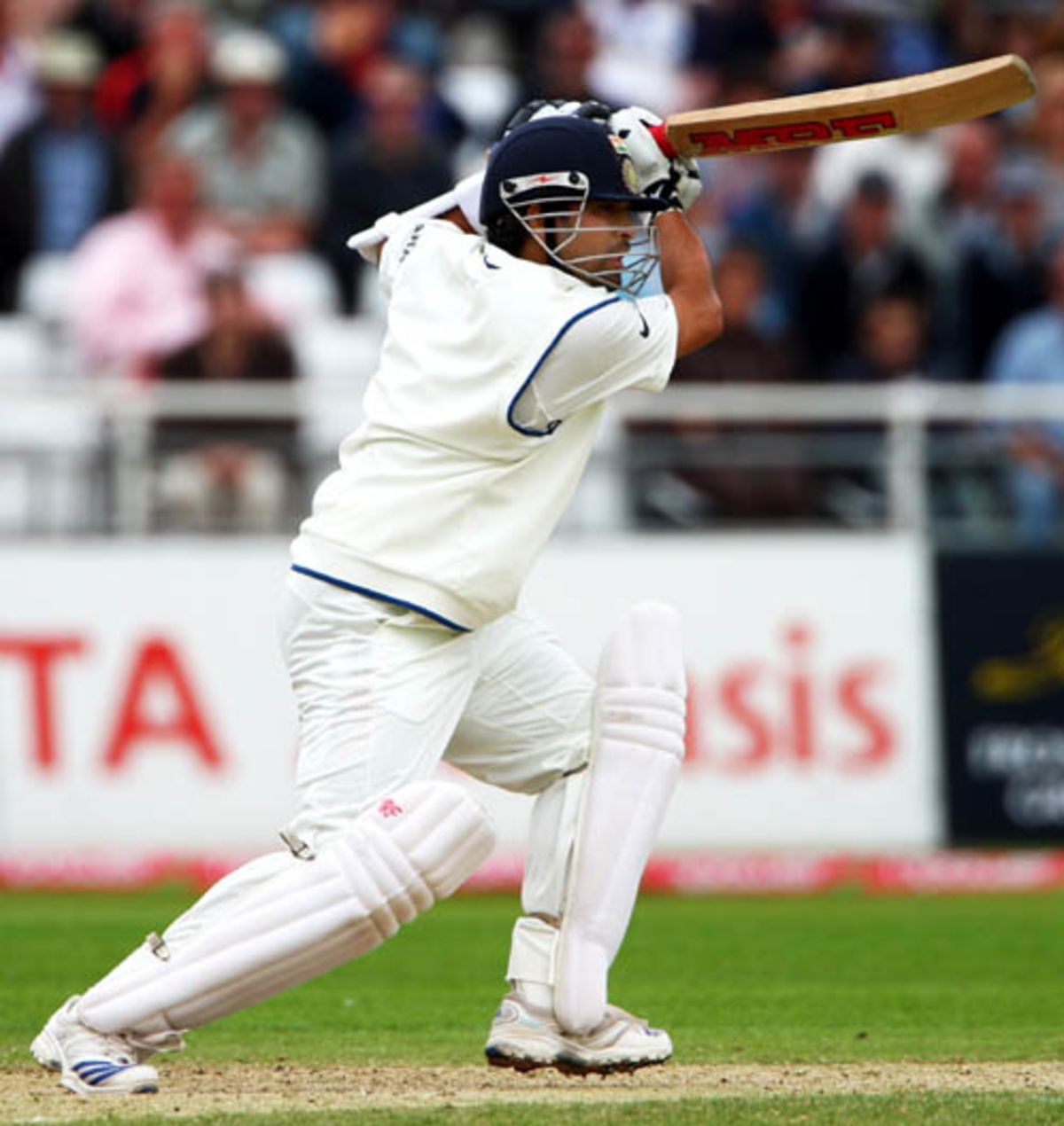 Sachin Tendulkar drives en route to his 44th half-century ...