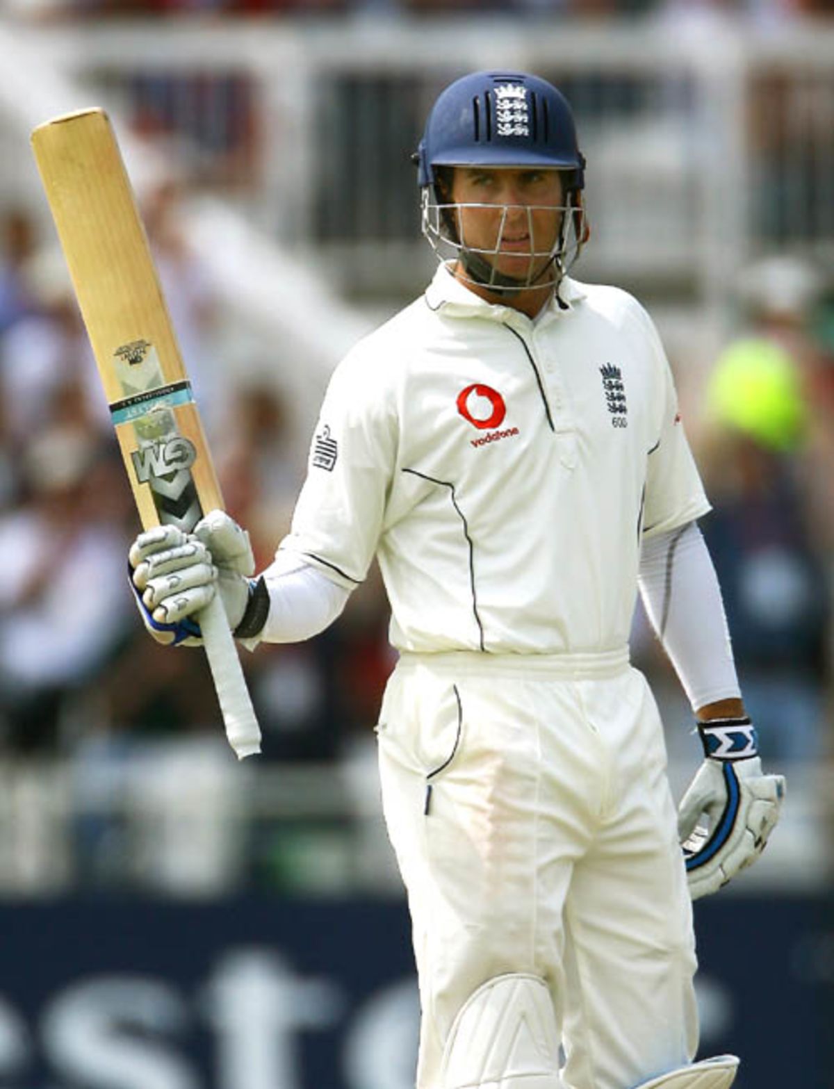 Kevin Pietersen lies on the ground after avoiding a beamer from ...