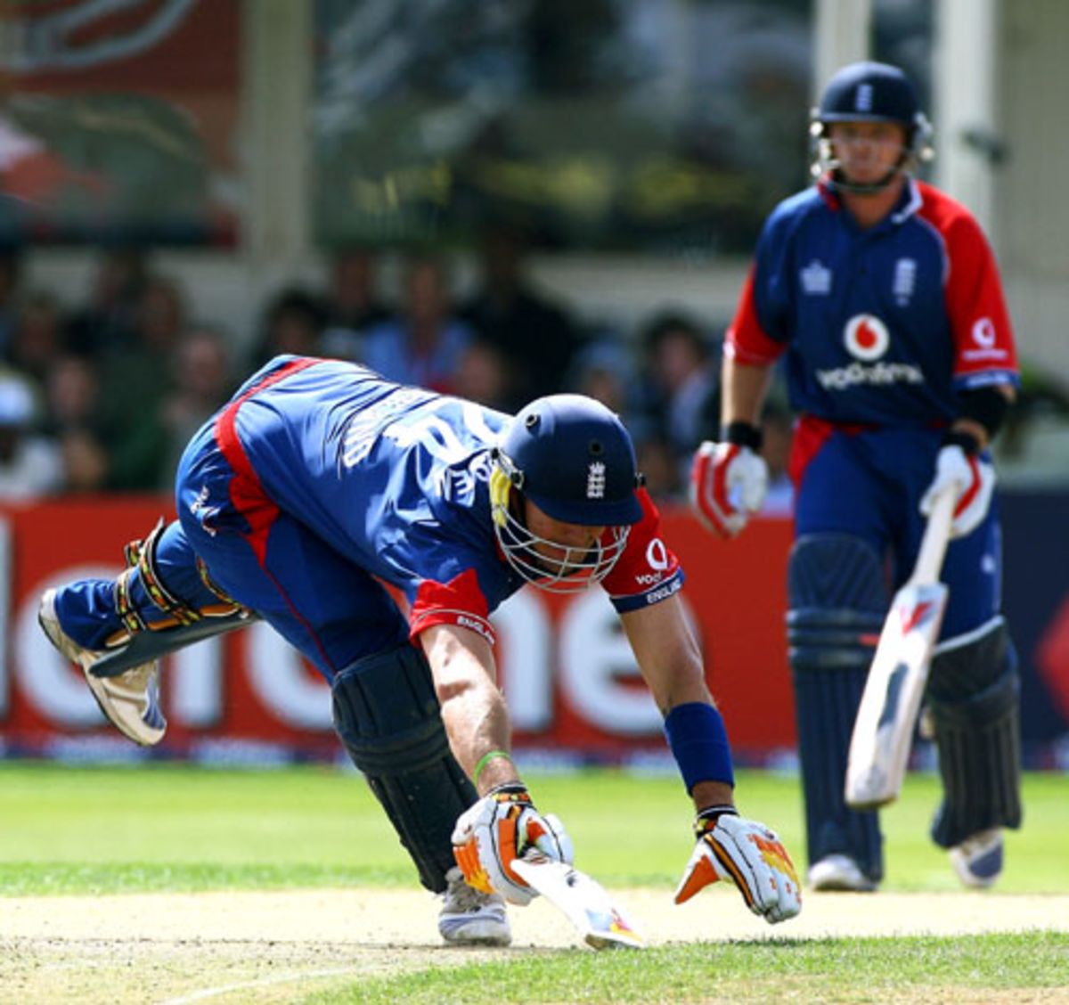 An Indian fan blows a horn | ESPNcricinfo.com