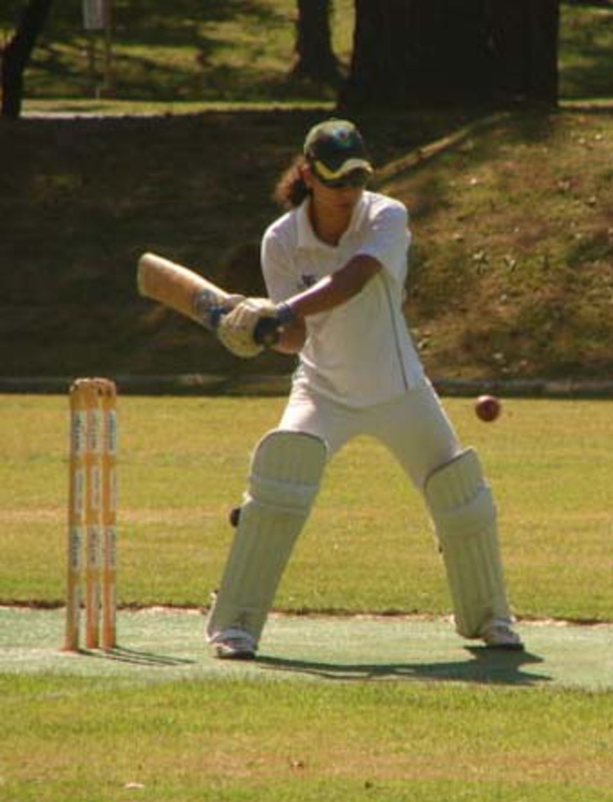 Juliana Brito of Brazil on the attack, on the way to her second ...