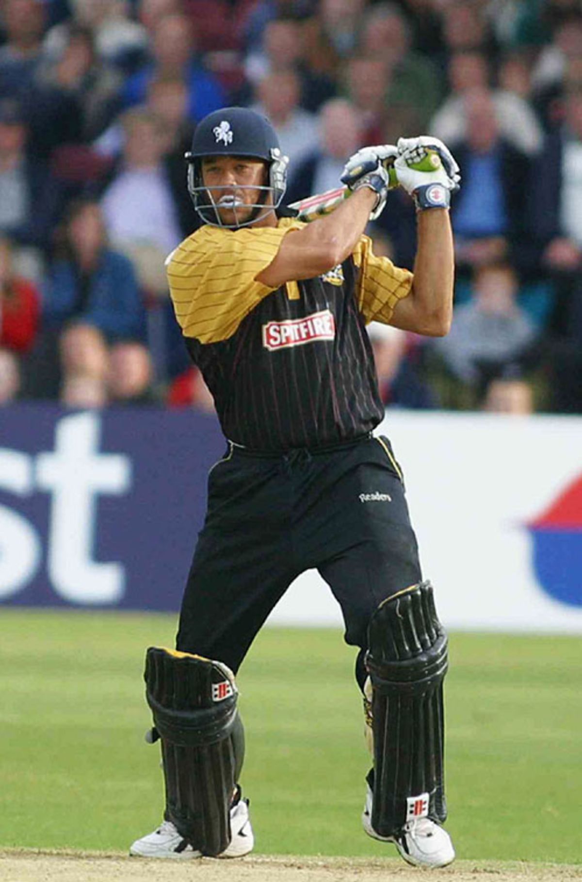 Andrew Symonds on his way to 112 for Kent against Middlesex ...
