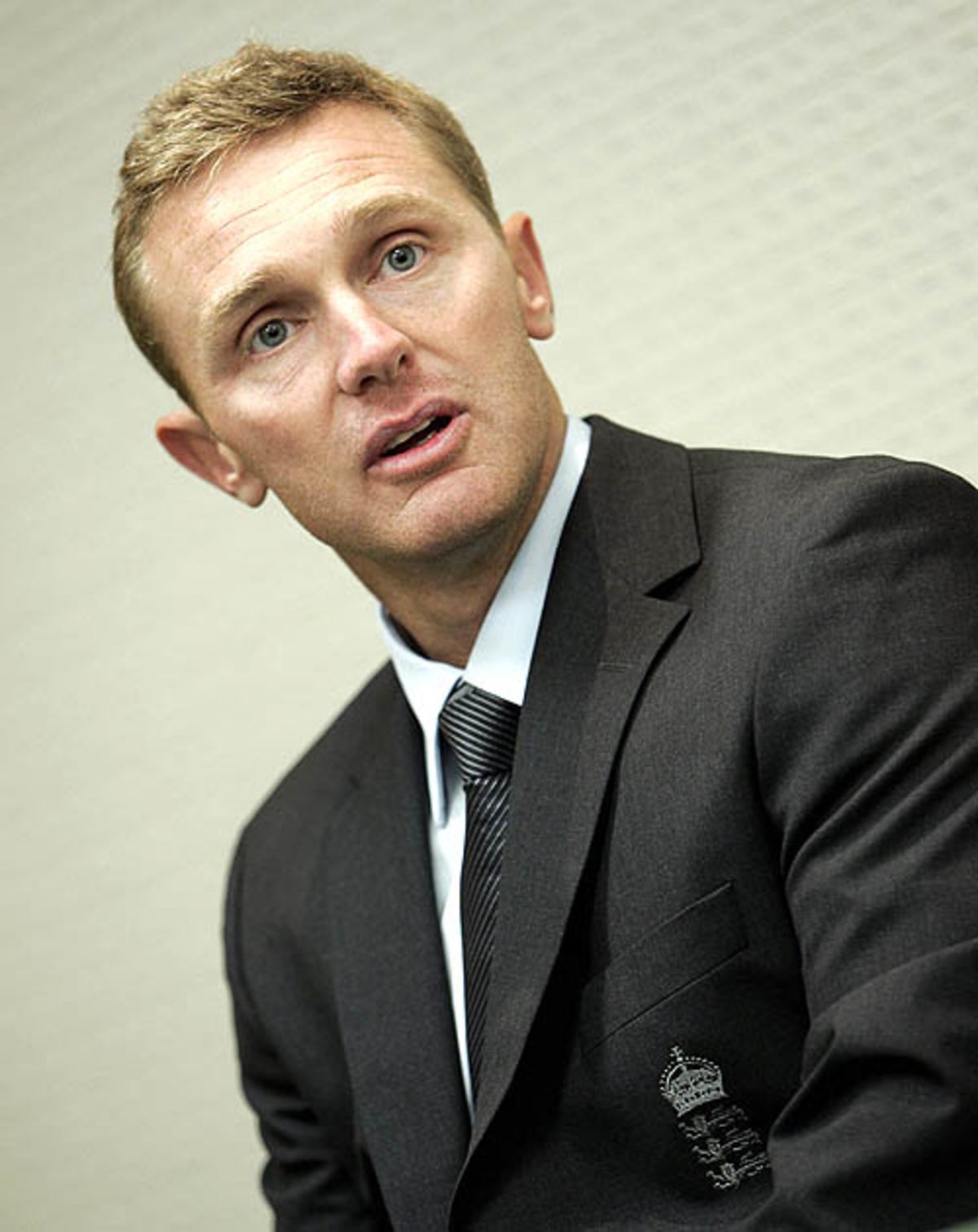 Darren Maddy at a press conference | ESPNcricinfo.com