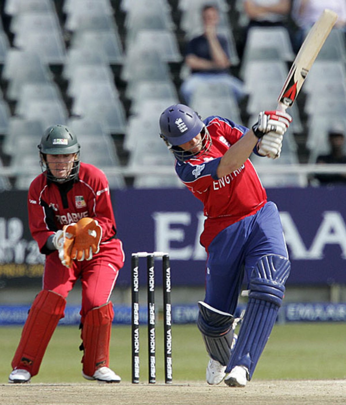 Matt Prior lofts the ball into the leg side | ESPNcricinfo.com