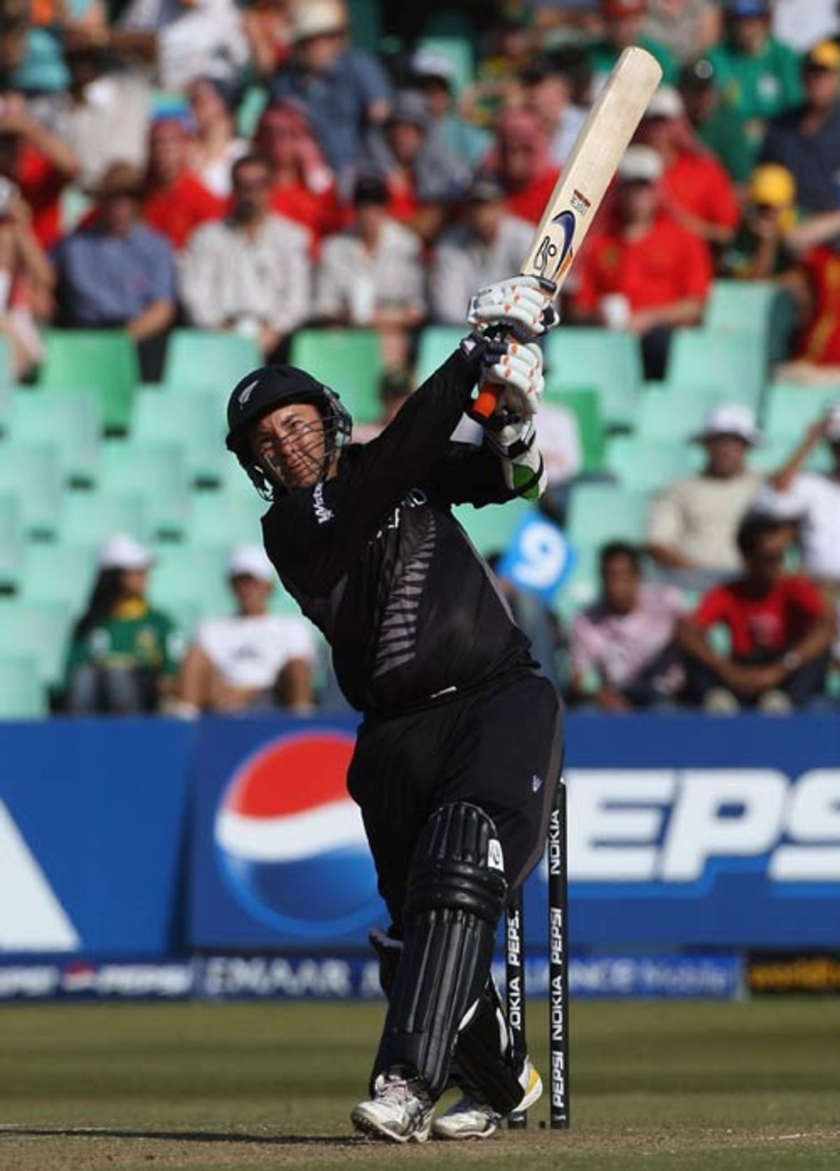 Maximum! Craig McMillan lofts a Albie Morkel delivery over long-on ...