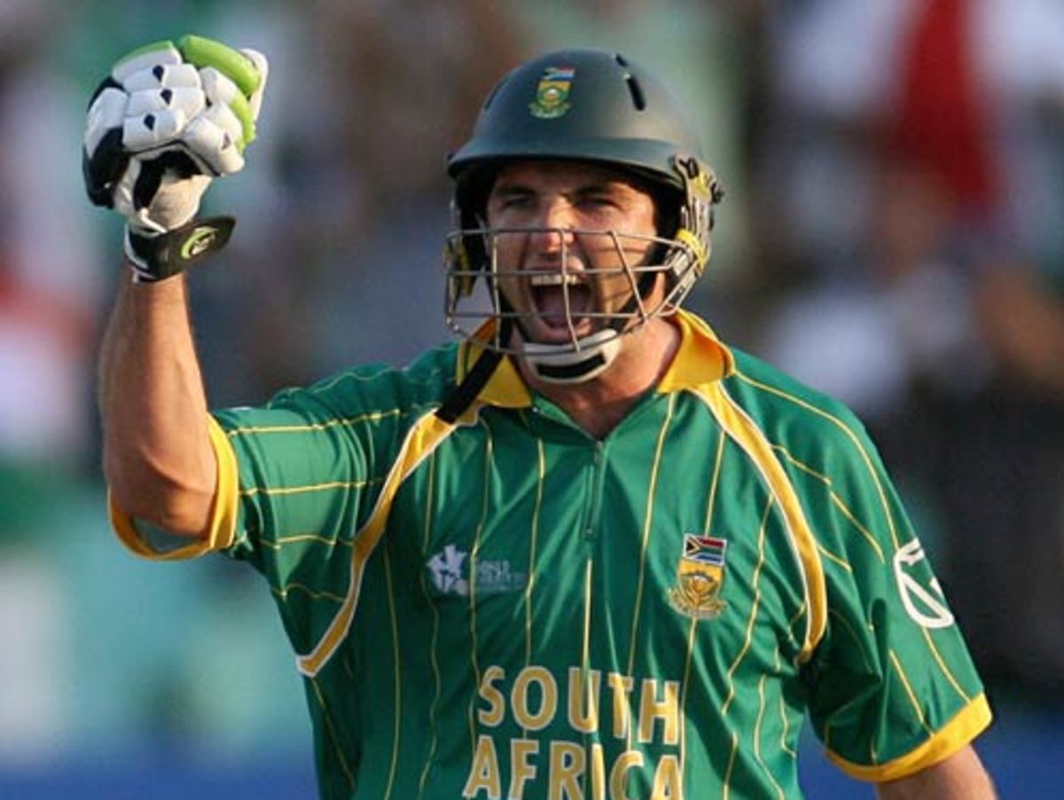 Justin Kemp celebrates South Africa's victory | ESPNcricinfo.com