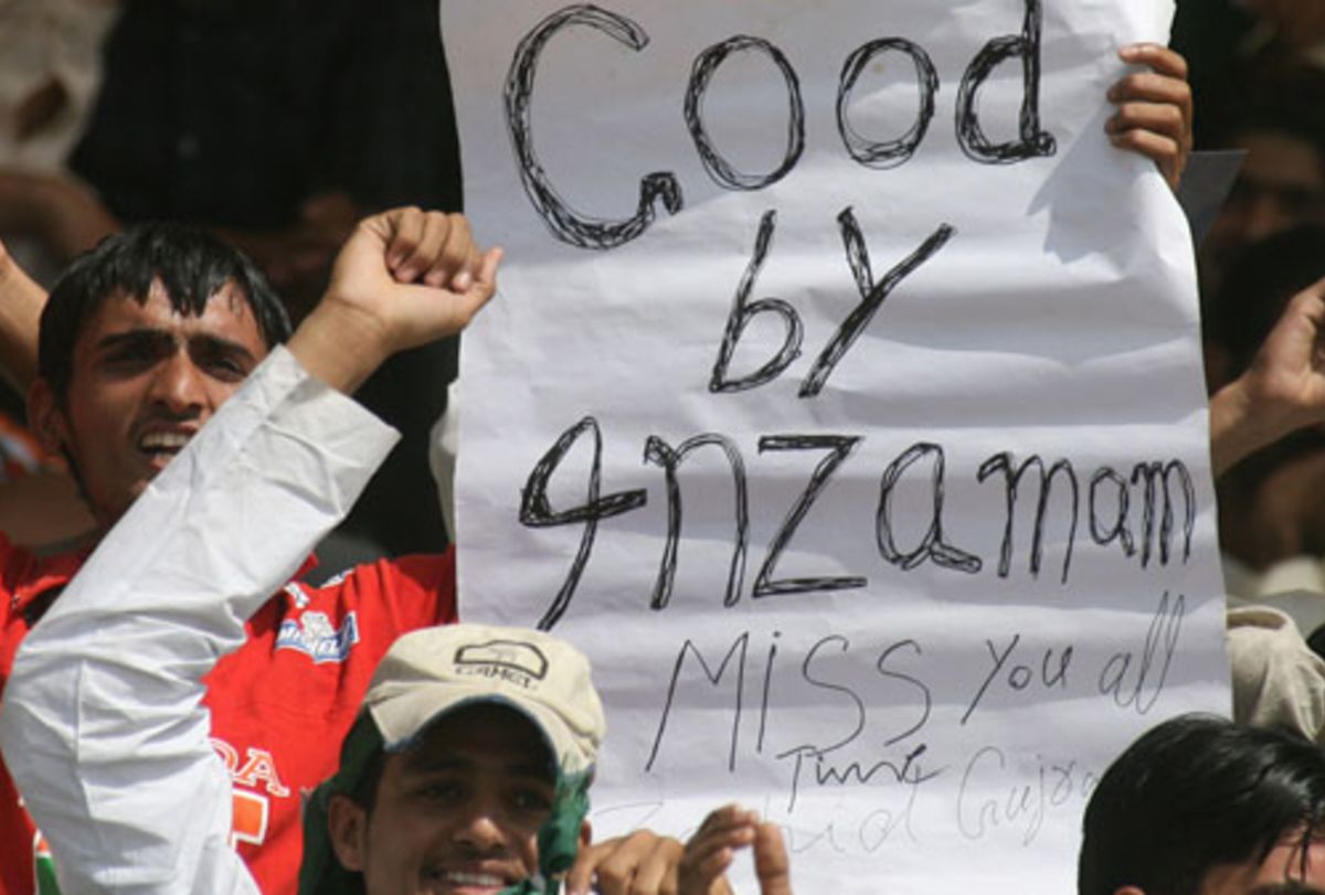 Inzamam-ul-Haq was stumped for 3 from 2 balls in his last international ...