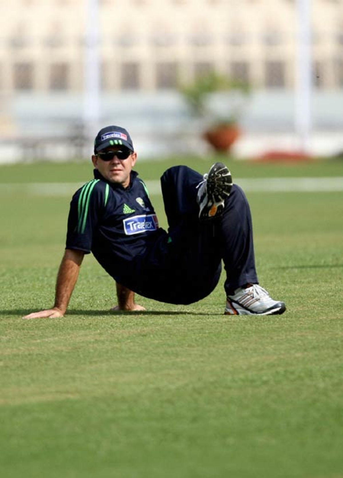 Ricky Ponting stretches during a practice session | ESPNcricinfo.com