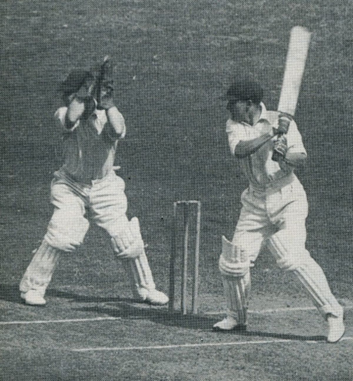 George Duckworth barks an appeal against Don Bradman | ESPNcricinfo.com