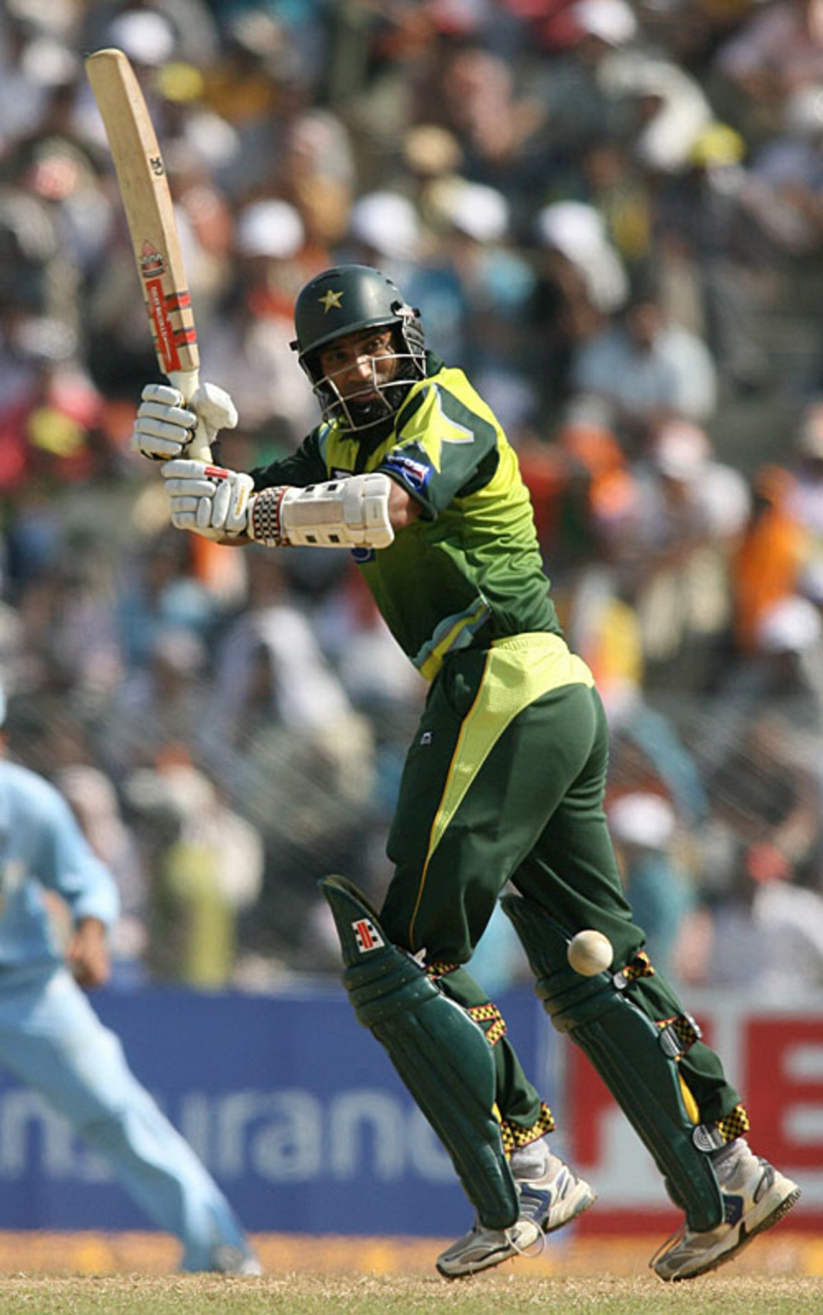 Mohammad Yousuf Flicks The Ball To Square Leg 