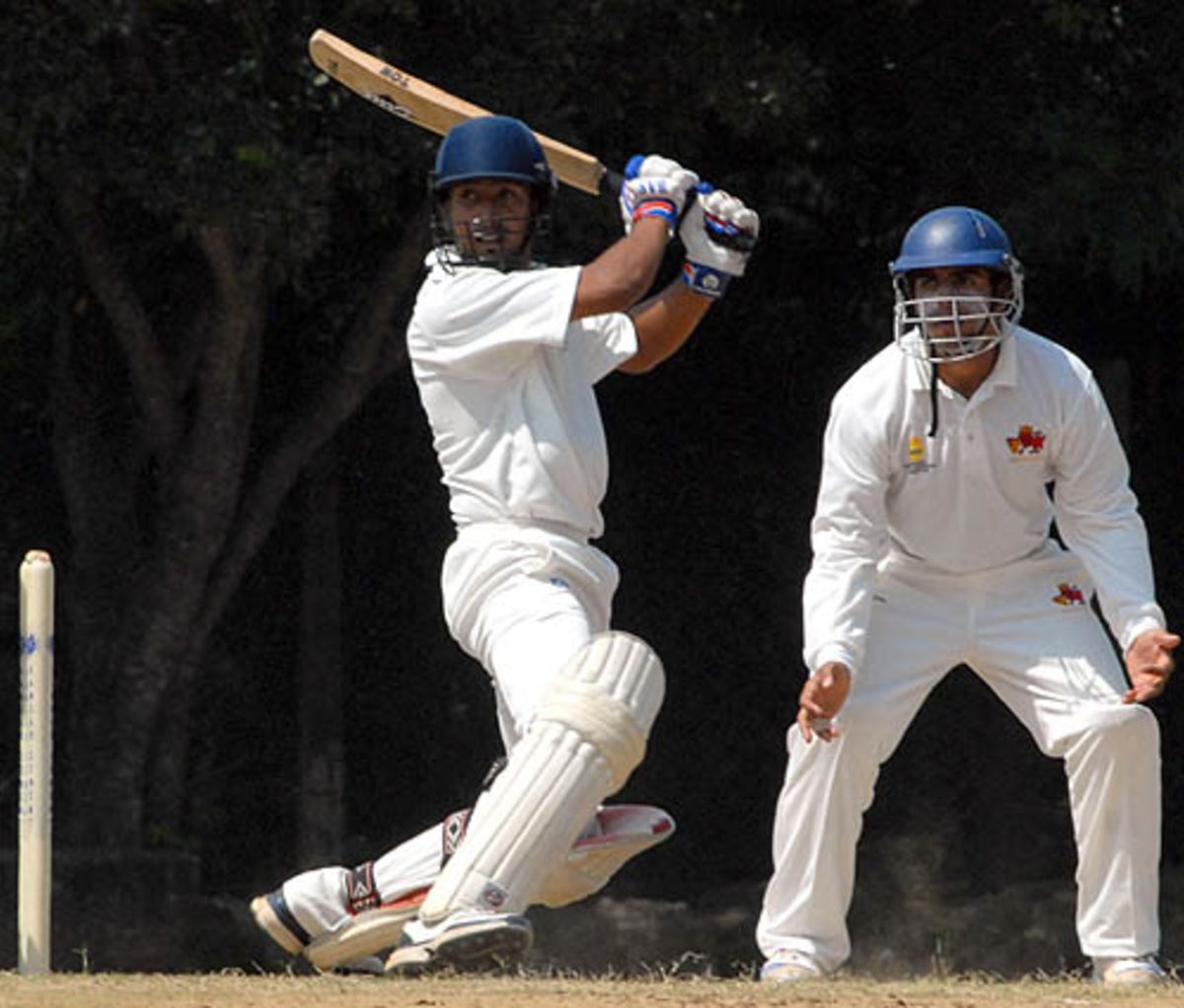 Dinesh Karthik hits one square during his 76 | ESPNcricinfo.com