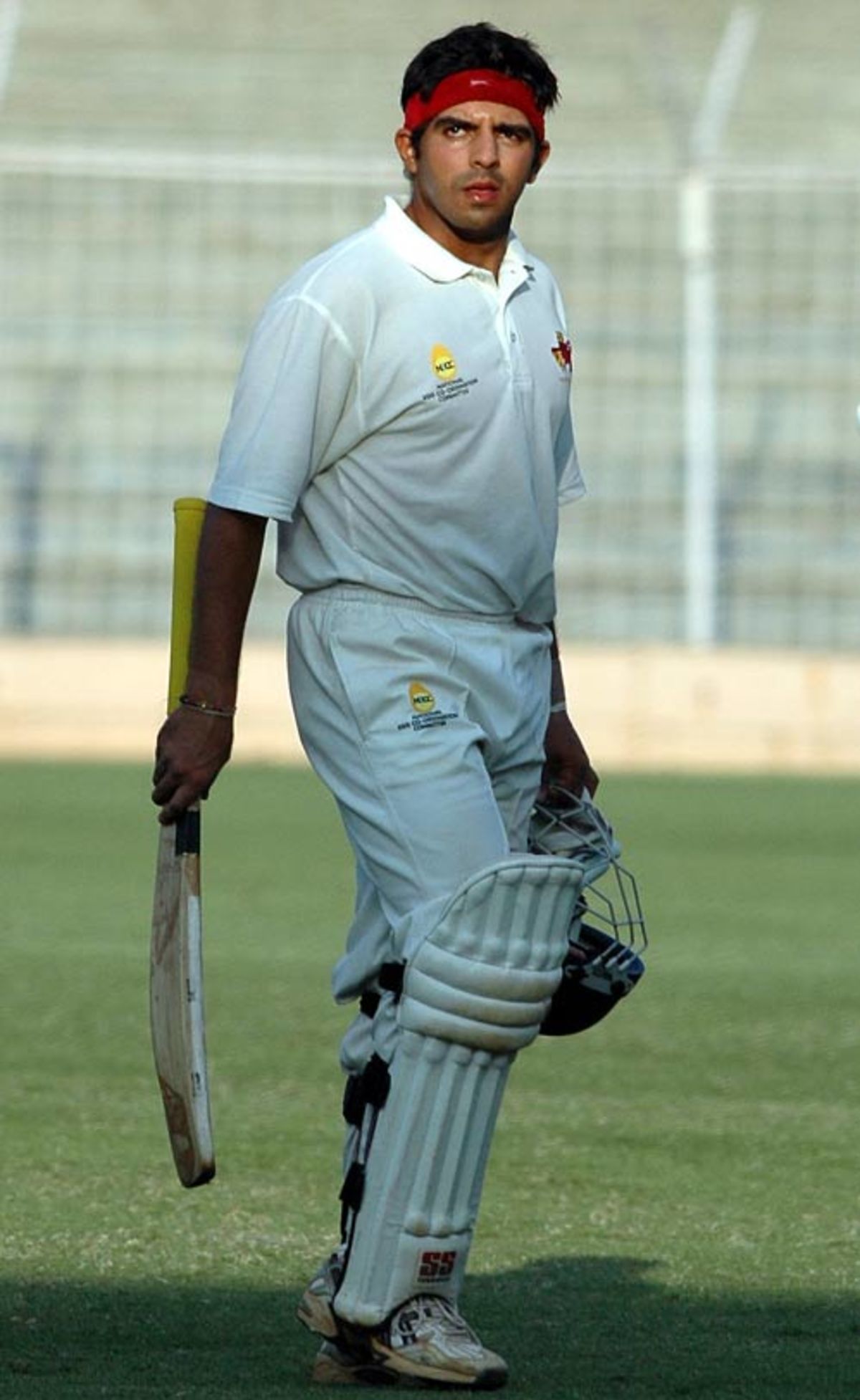 VRV Singh took five of the seven Uttar Pradesh wickets to fall ...