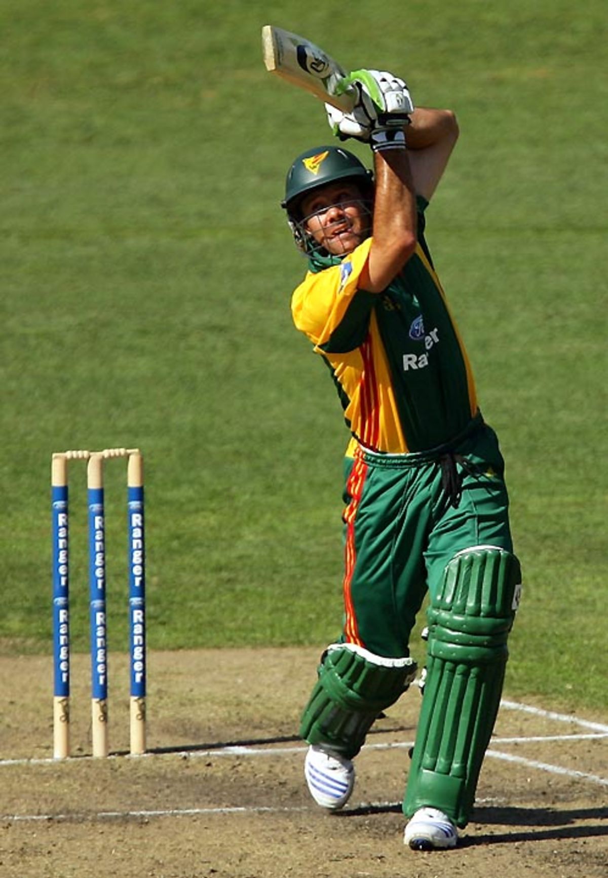 Rahul Dravid and Wasim Jaffer pick up a single during their 82-run ...