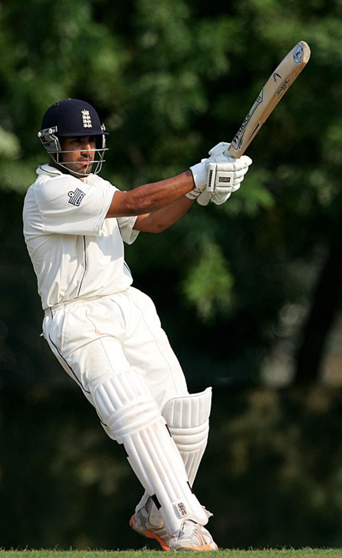 Namibian captain Bjorn Kotze cuts the ball | ESPNcricinfo.com