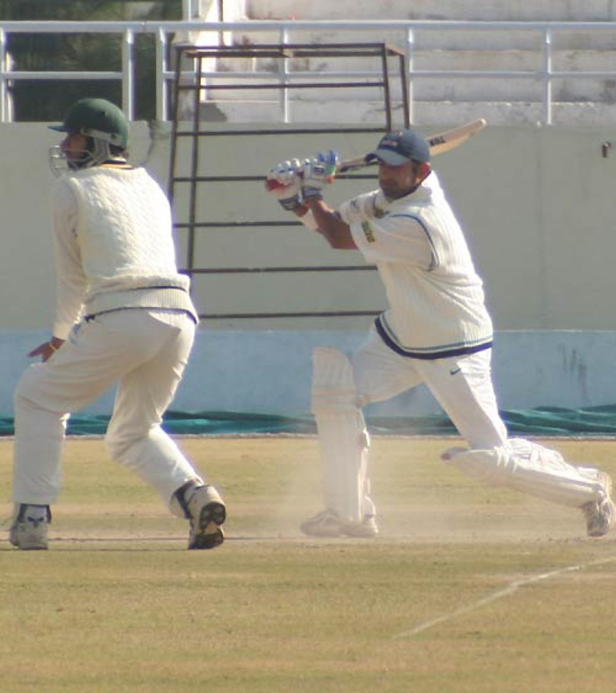 Yere Goud celebrates after reaching his century | ESPNcricinfo.com