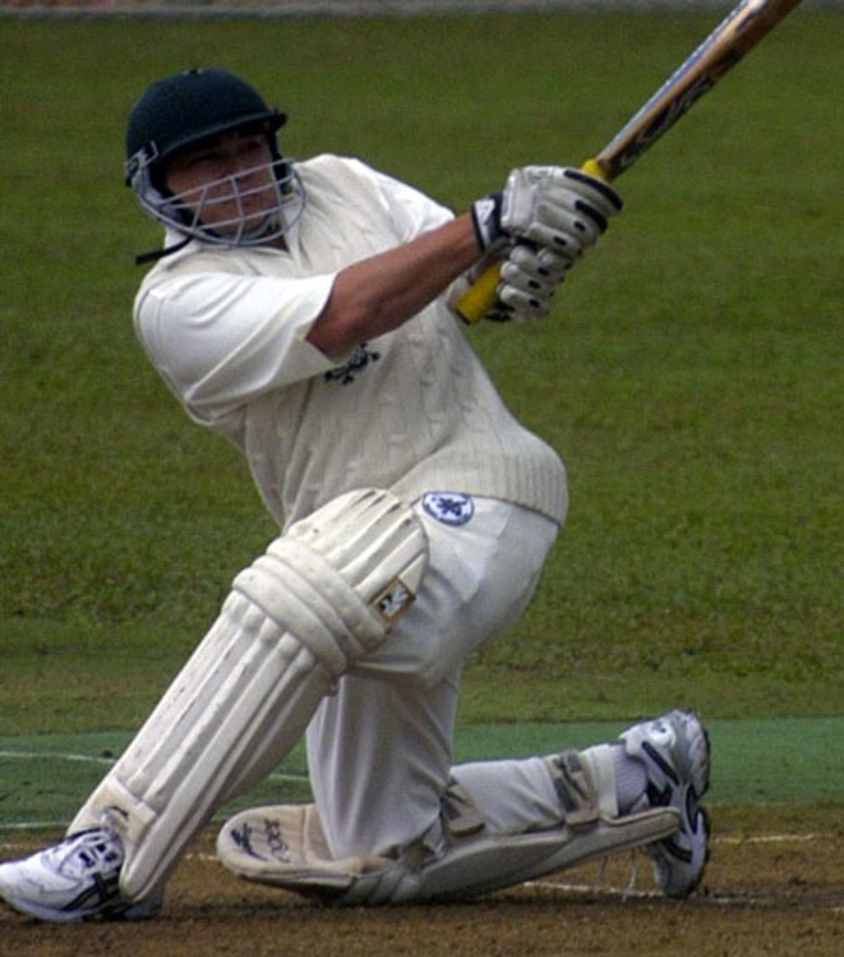 Roy Lamsam batting for Hong Kong against Singapore in the Tuanku Ja ...