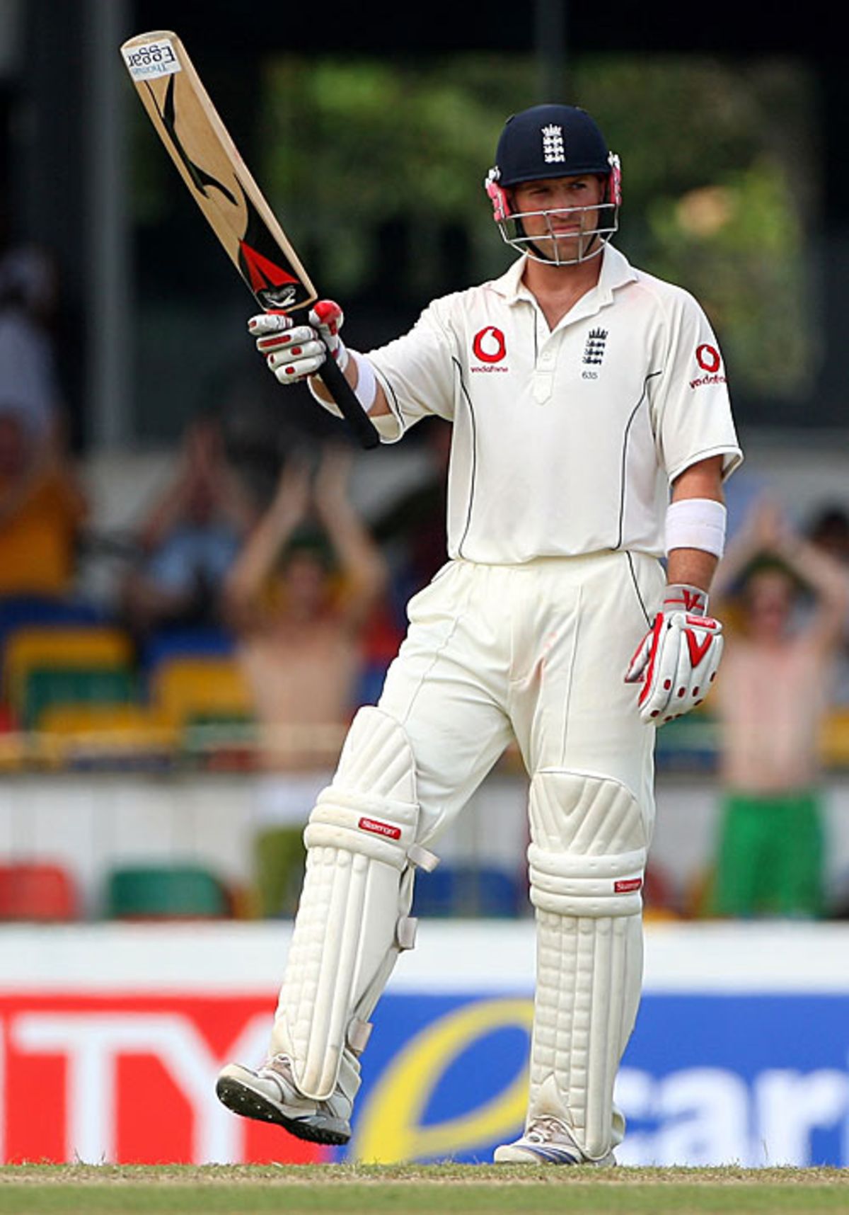 Matt Prior cracks one square of the wicket | ESPNcricinfo.com