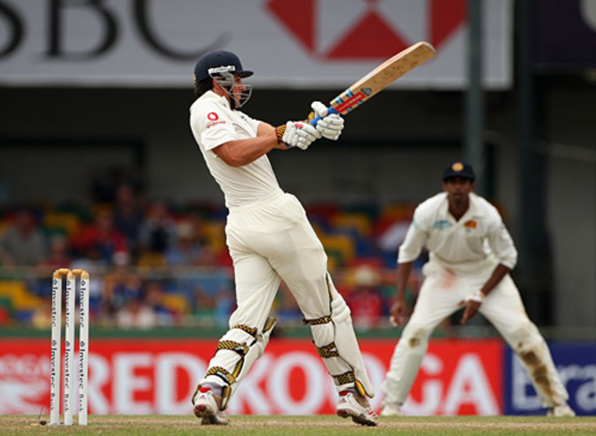 Alastair Cook leans back to hammer one off the back foot | ESPNcricinfo.com