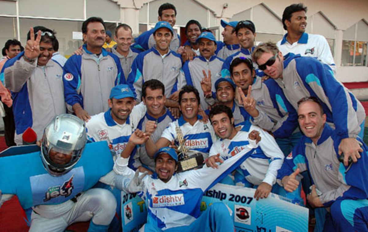 The Delhi Jets squad are a happy bunch after claiming the 3rd place in ...