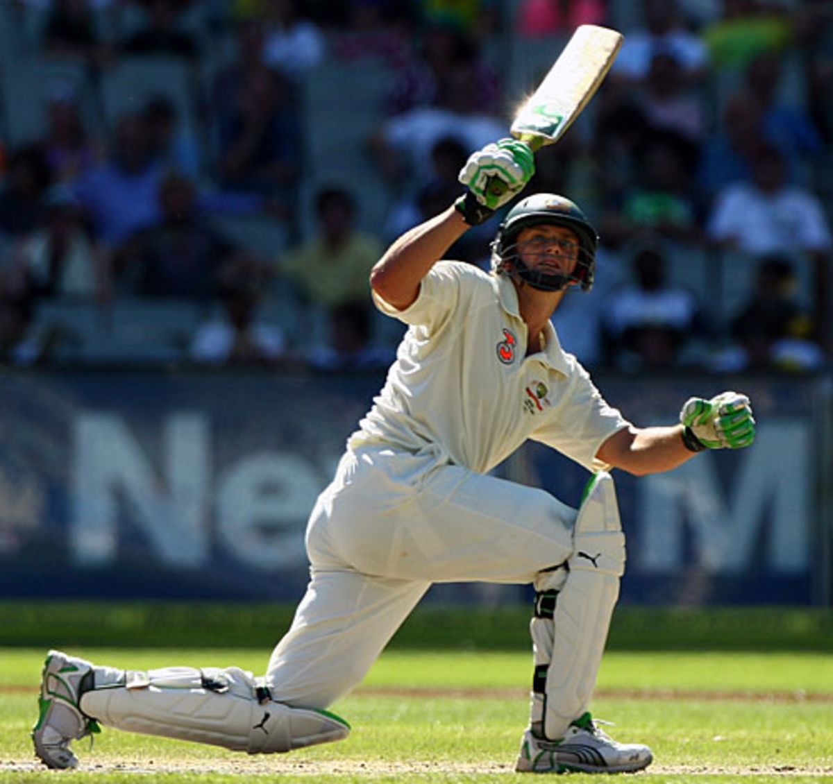 Adam Gilchrist lofts over the infield | ESPNcricinfo.com