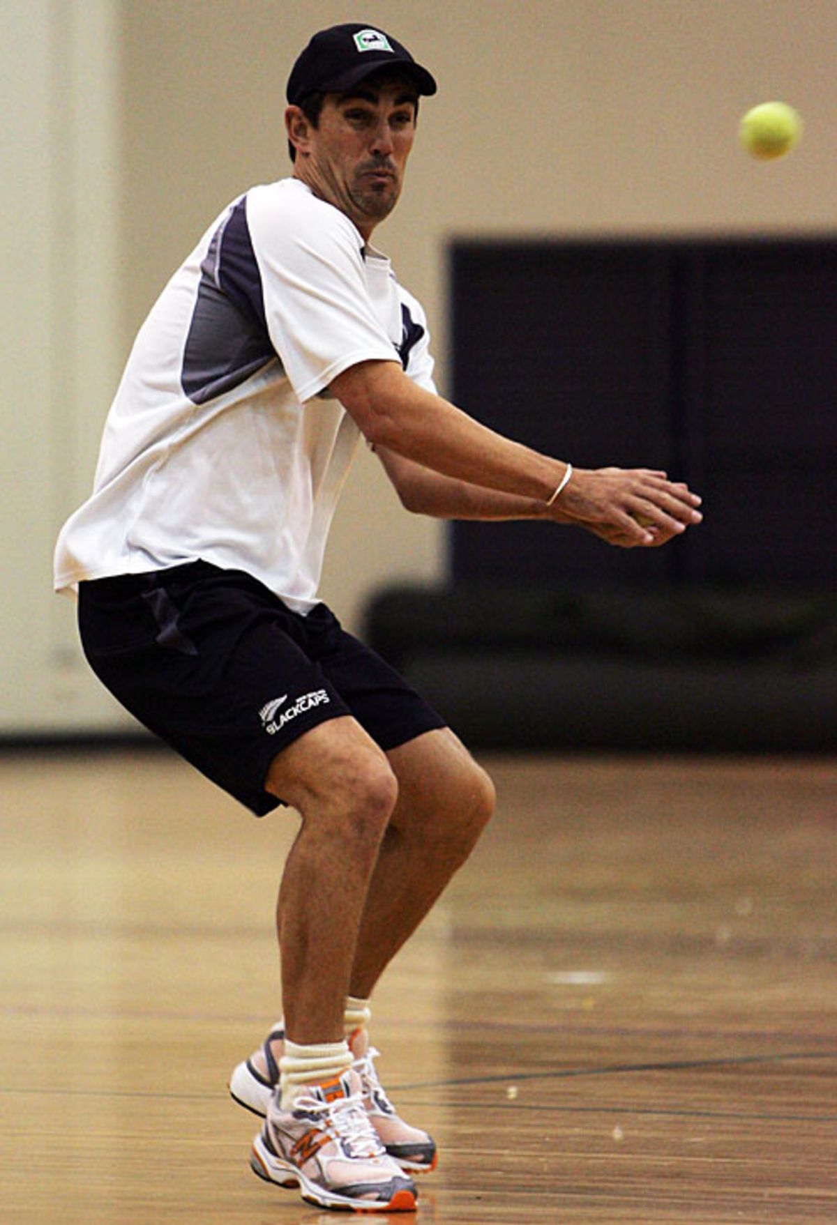 Mathew Sinclair plays hand tennis during practice | ESPNcricinfo.com