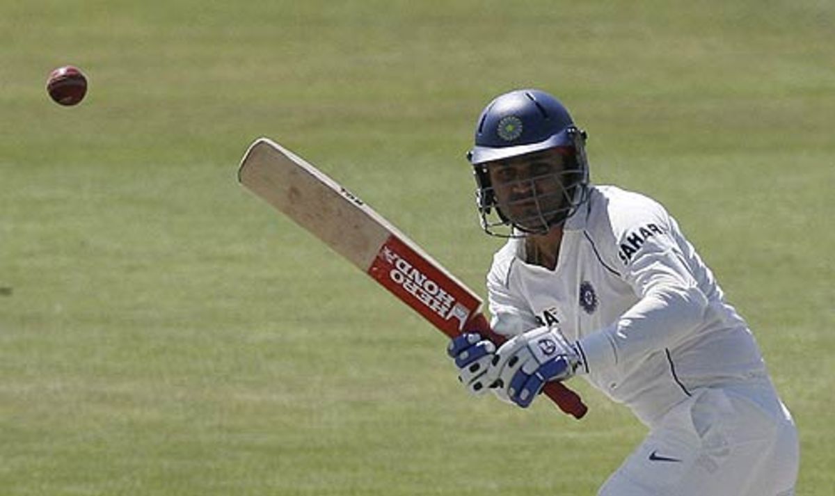 Mark Higgs celebrates removing Virender Sehwag | ESPNcricinfo.com