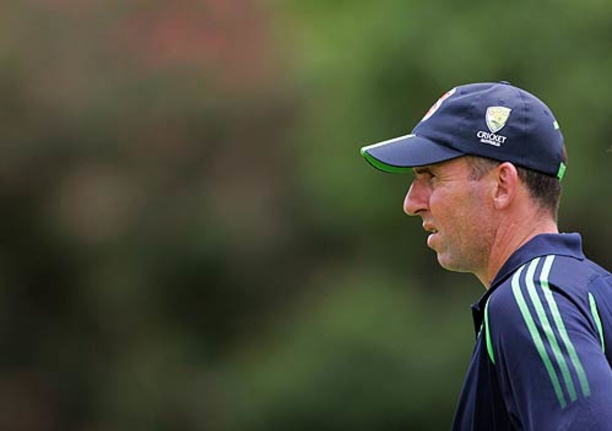 Tim Nielsen watches on at Australia's training session | ESPNcricinfo.com