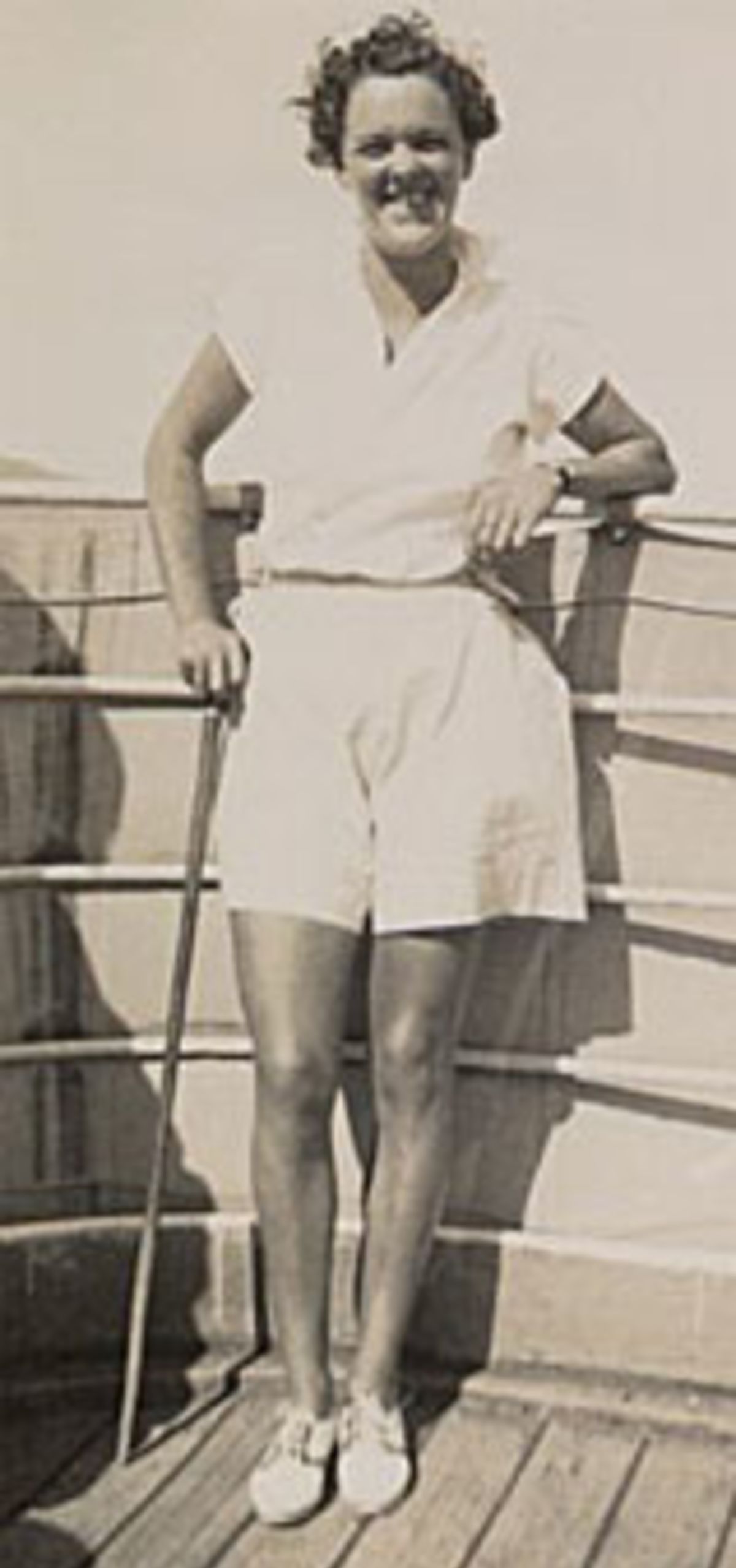 Peter Taylor during England's tour of Australia and New Zealand in 1934 ...