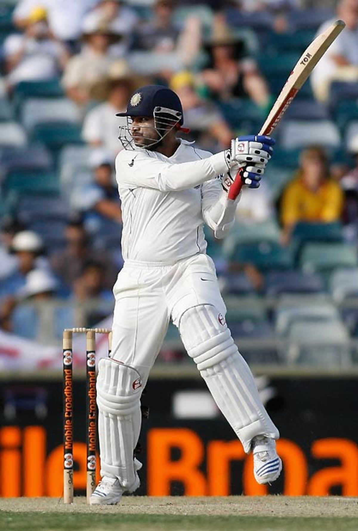 Virender Sehwag slams one hard over backward point | ESPNcricinfo.com