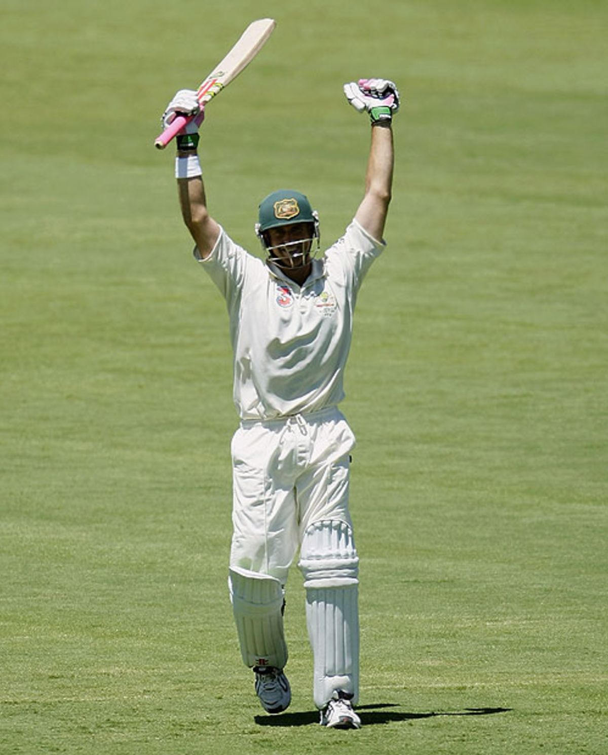 Matthew Hayden celebrates his 30th Test century | ESPNcricinfo.com