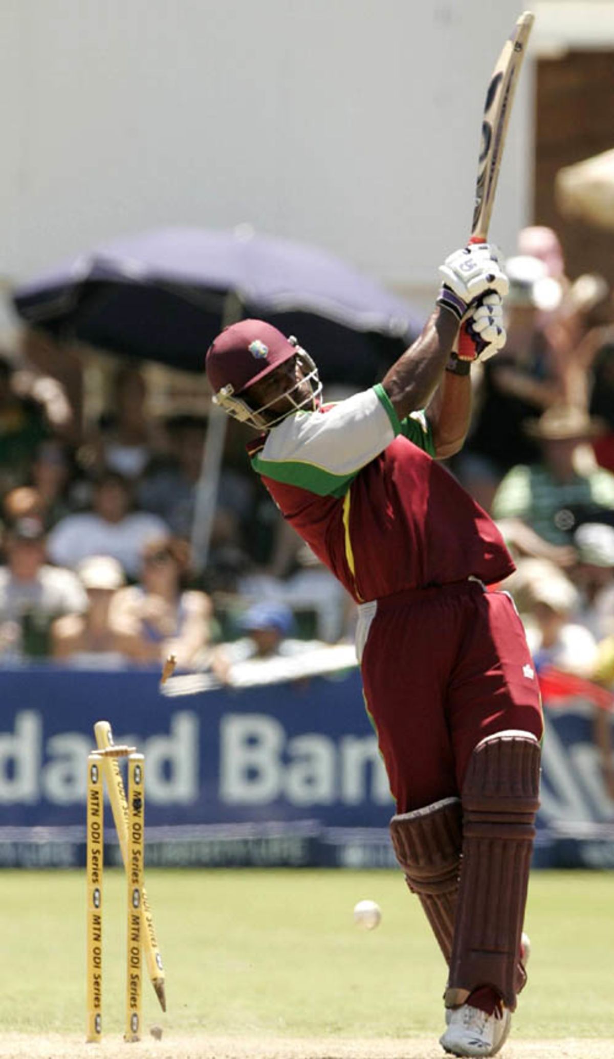 Runako Morton's leg stump is sent flying | ESPNcricinfo.com