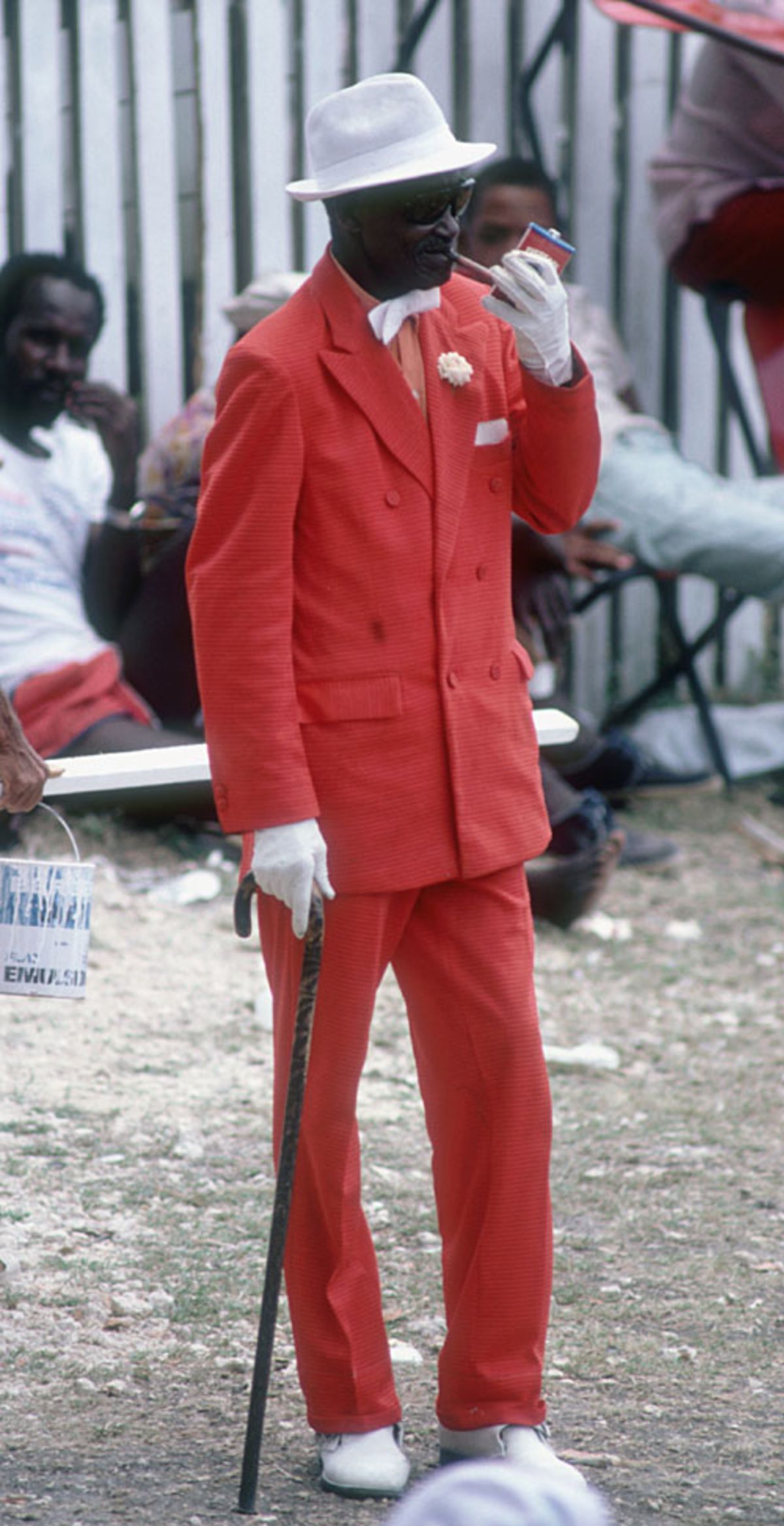 King Dyal at the Barbados Test | ESPNcricinfo.com
