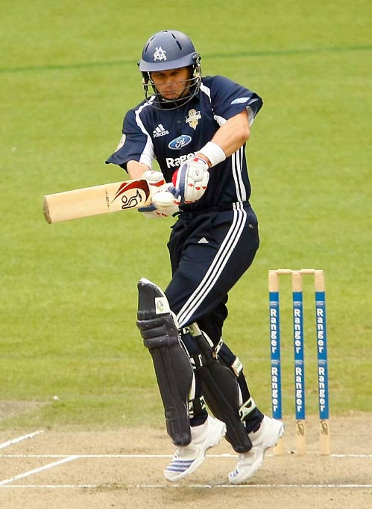 Brad Hodge shapes to pull during his unbeaten 119 | ESPNcricinfo.com