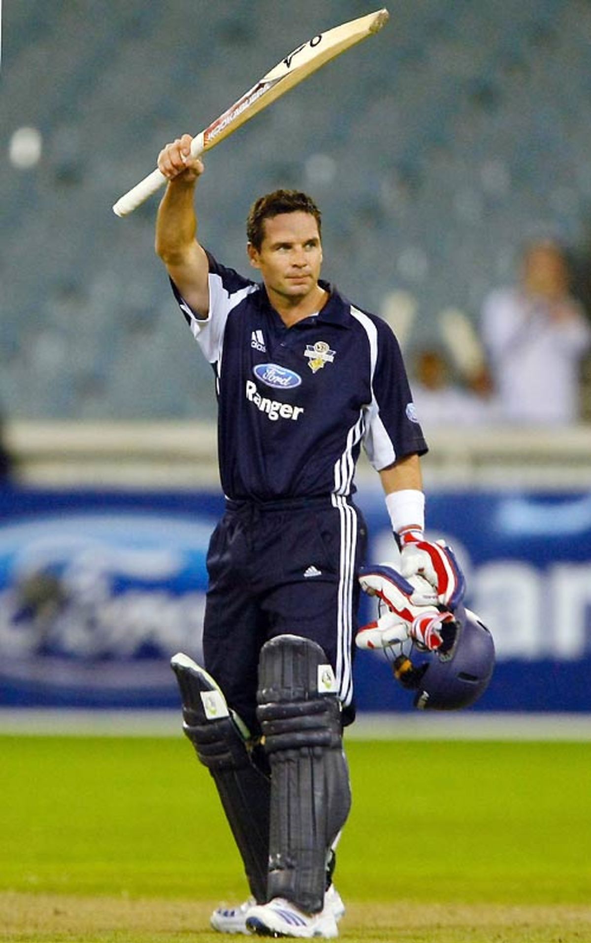 Cameron White and Brad Hodge added an unbeaten 157 for the fourth ...